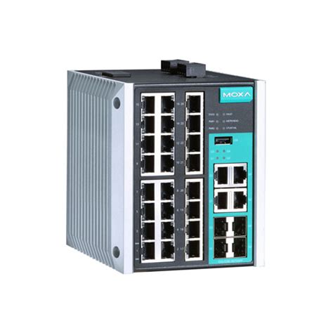 MOXA EDS 528E 4GTXSFP HV Managed Ethernet Switch ManuAuto