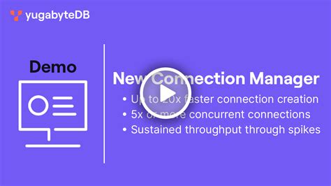 Built In Connection Manager Turns Key Postgresql Weakness Into A Strength Yugabyte