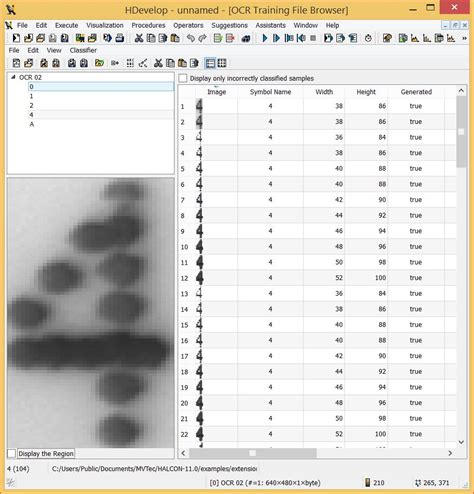 Machine Vision Software Halcon 11s Ocr Assistant Multipix Imaging