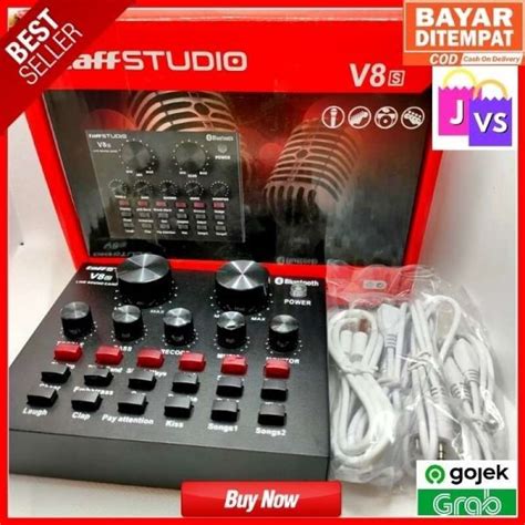 Promo Sound Card V8 V8S Mixer SoundCard MIXER Audio USB External Soundcard Diskon 23 Di Seller