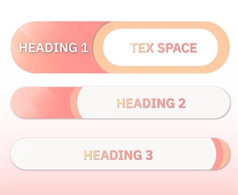 Premium Vector Modern Heading Template Blue