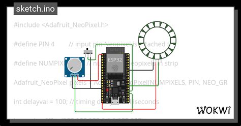 Esp32 Neopixel Wokwi Esp32 Stm32 Arduino Simulator