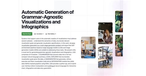 Automatic Generation Of Visualizations And Infographics With Llms Rhypeurls