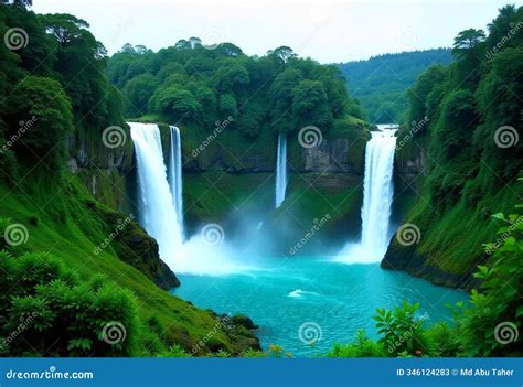 Ban Gioc Waterfall Or Detain Falls These Falls Form The Natural Border
