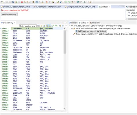 TMS320F28035 My Code Does Not Run Standalone Running A Program From