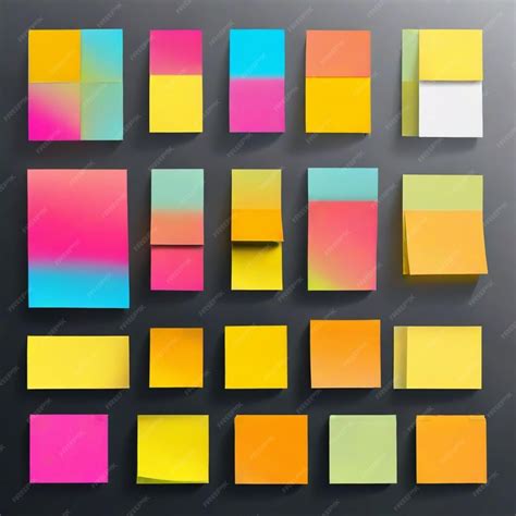 A Colorful Square Of Squares With A Square Of Squares On It Premium Ai Generated Vector