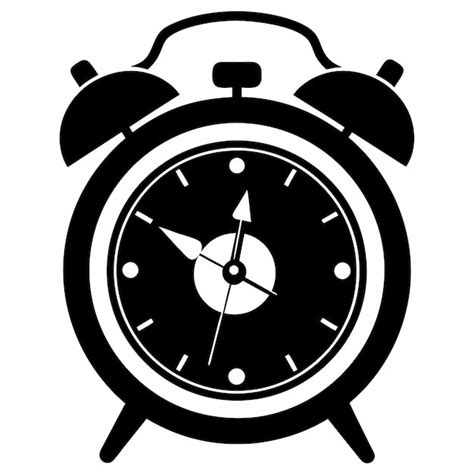 premium vector retro alarm clock vector design