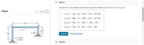 Solved Part B Choose The Correct Relative Acceleration Chegg