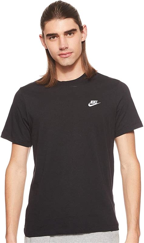 Nike Sportswear Club T Shirt Black At Luis Silva Blog