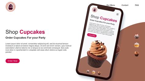 How To Make Landing Page Responsive Cupcake Landing Page Responsive