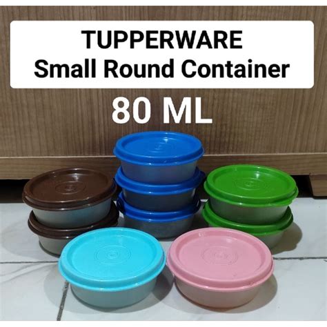 Tupperware Small Round Container 80ml Shopee Malaysia