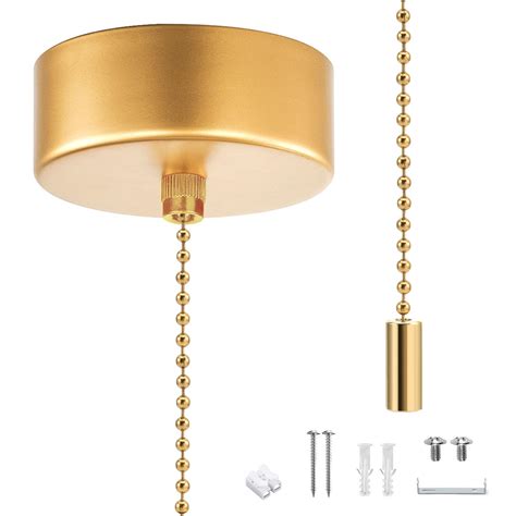 Bathroom Light Pull Cord And Fitting Kit Pull Cord Light Switch Bathroom With 150cm Chain Kit