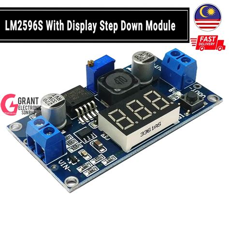 LM S Step Down Module With Display DC DC Adjustable Buck Converter LM Segment Display