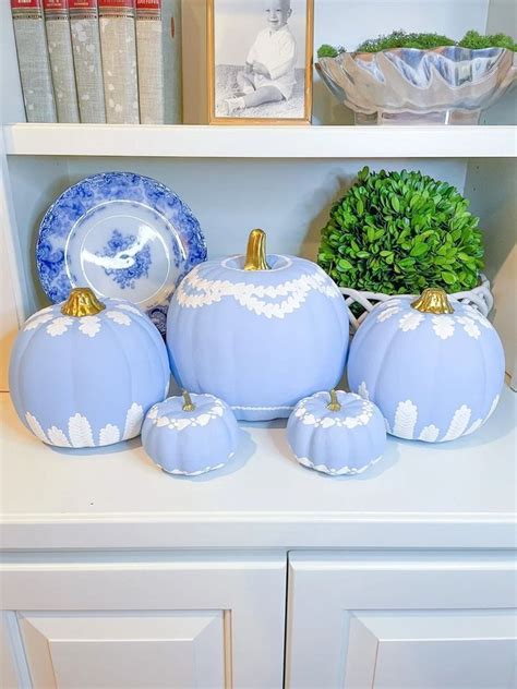 Pin By Tracy Neighbors On Blue Pumpkins And Fall Ideas Blue Fall