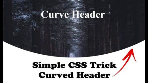 How To Make Curved Header Using Html And Css Simple Css Trick Dr Spieler Official Dieno