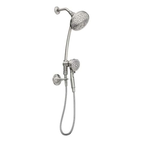 Moen Attract With Magnetix 6 Spray Patterns 675 In Wall Mount Dual