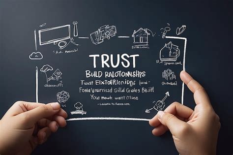 Premium Photo Build Trust Build Relationships
