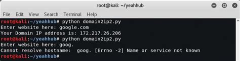 Find A Website Ip With Python2 And Python3 5 Examples Yeah Hub