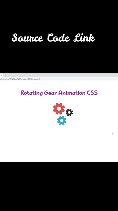 Rotating Gear Animation Using Html Css Gear Animation Css Rwatchpeoplecode