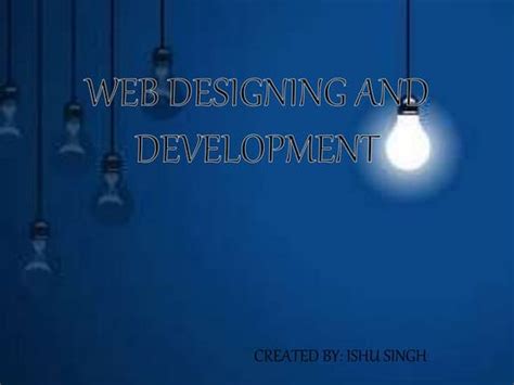 Presentation Of Web Designing Pptx Web Design And Html Internet