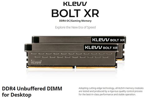 Klevv Bolt X Bolt Xr Ddr4 3600mhz Cl18 4000mhz Cl19 16gb 32gb Kit Desktop Ram Shopee