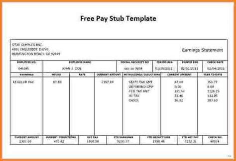 Free 1099 Pay Stub