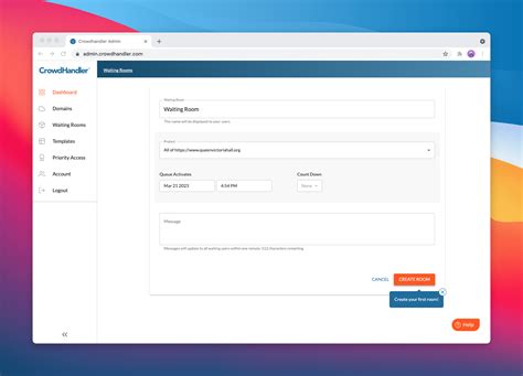 Getting Started With Your First Waiting Room Crowdhandler Virtual