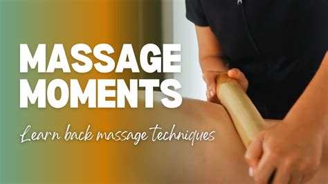 Easy Follow Along Back Massage Step By Step Guide Youtube