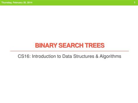 Ppt Binary Search Trees Powerpoint Presentation Free Download Id
