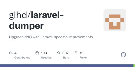 Github Glhdlaravel Dumper Upgrade Dd With Laravel Specific Improvements