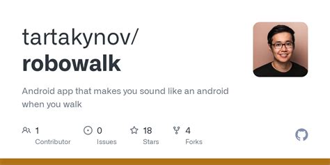 GitHub Tartakynov Robowalk Android App That Makes You Sound Like An