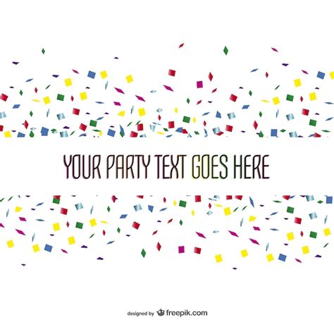 Free Confetti Vectors Illustrations For Free Download