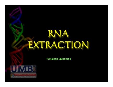 Pdf Rna Extraction Official Portal Of Ukm Extraction Organic