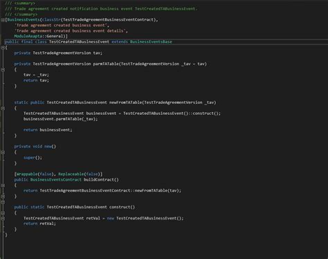 microsoft dynamics 365fo ax hub custom business events part 2 create custom business event