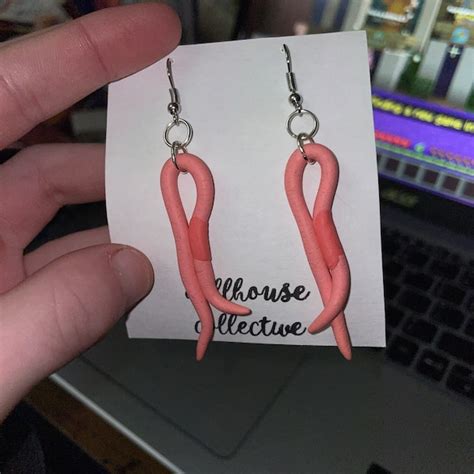 Worm Pin Badge Bug Pins Realistic Worm Pin Etsy