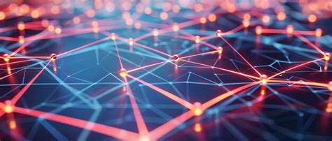 Network Interconnect Data Flow Premium Ai Generated Image