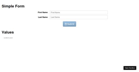 Redux Form Simple Example Codesandbox Redux Form Simple Example Codesandbox