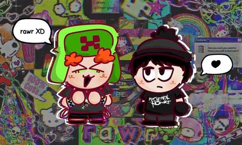 Scene Kyle And Goth Stan South Park Funny Style South Park Kyle