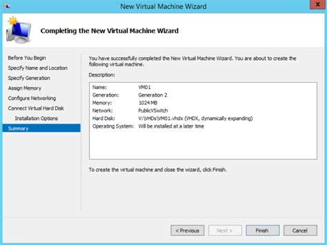 New Hyper V Vm Via Powershell Or Gui Tech Thoughts