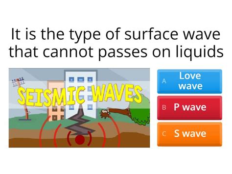SEISMIC WAVES REVIEW Quiz