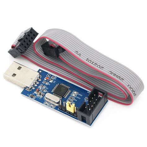 Usbasp Usbisp Avr Programmer Usb Atmega8 Atmega128 Attiny Can Pwm 10pin Wire Module Np