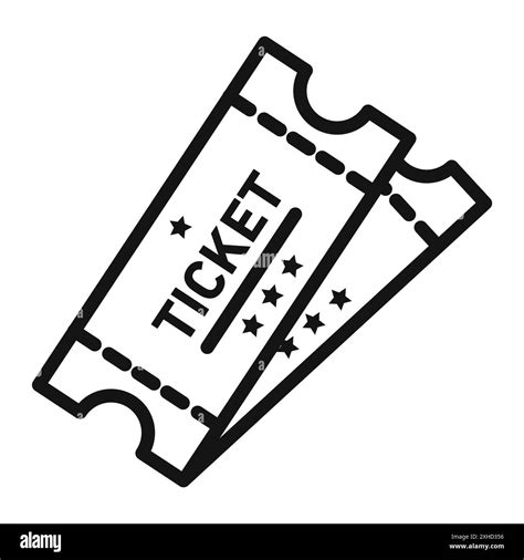 Ticket Icon Vector Symbol Or Sign Set Collection In Black And White Ticket Icon Vector Symbol Or Sign Set Collection In Black And White