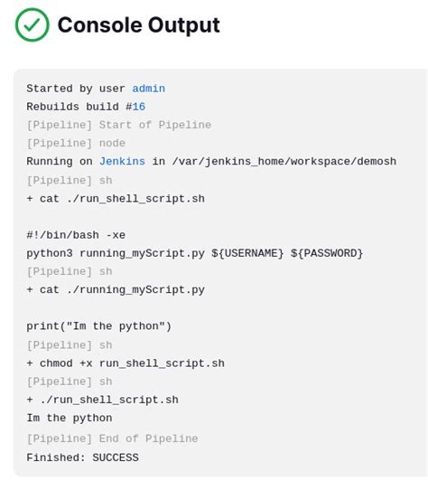 Jenkins Pipeline How To Hide Passwordstring In Console Logs Stack