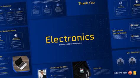 Electronics Background For Powerpoint