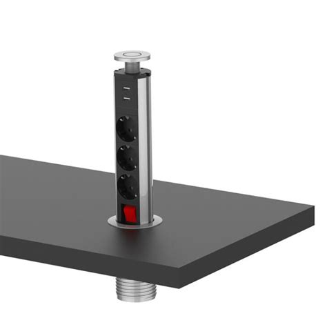Table Power Point Socket Pop Up Pull Outlet Usb Ch Grandado
