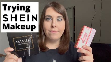 Trying Shein Sheglam Makeup First Impressions Youtube