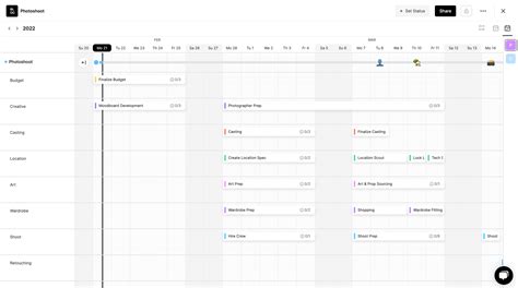 Photoshoot Schedule Template Assemble