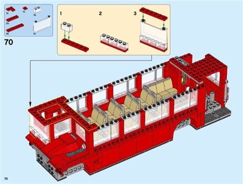 Lego Instructions For Set 10258 London Bus Creator Expert Vehicles