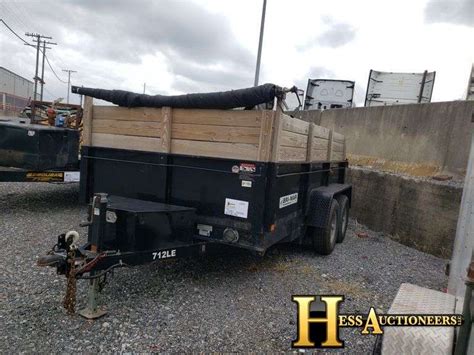 2019 Bwise Trls Dump 16 Tag Trailer Hess Auctioneers