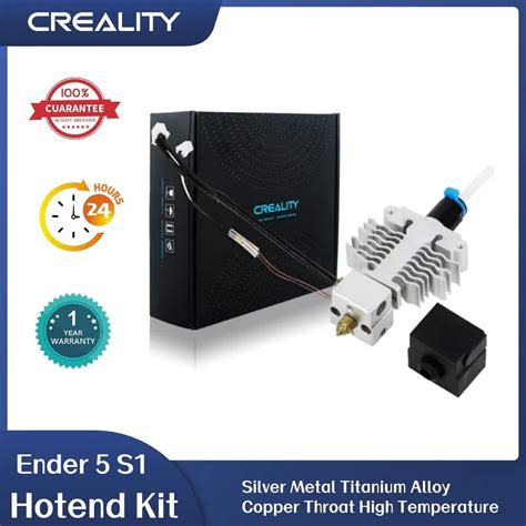 Creality Ender 5 S1 Hotend Kit Silver Metal Titanium Alloy Copper